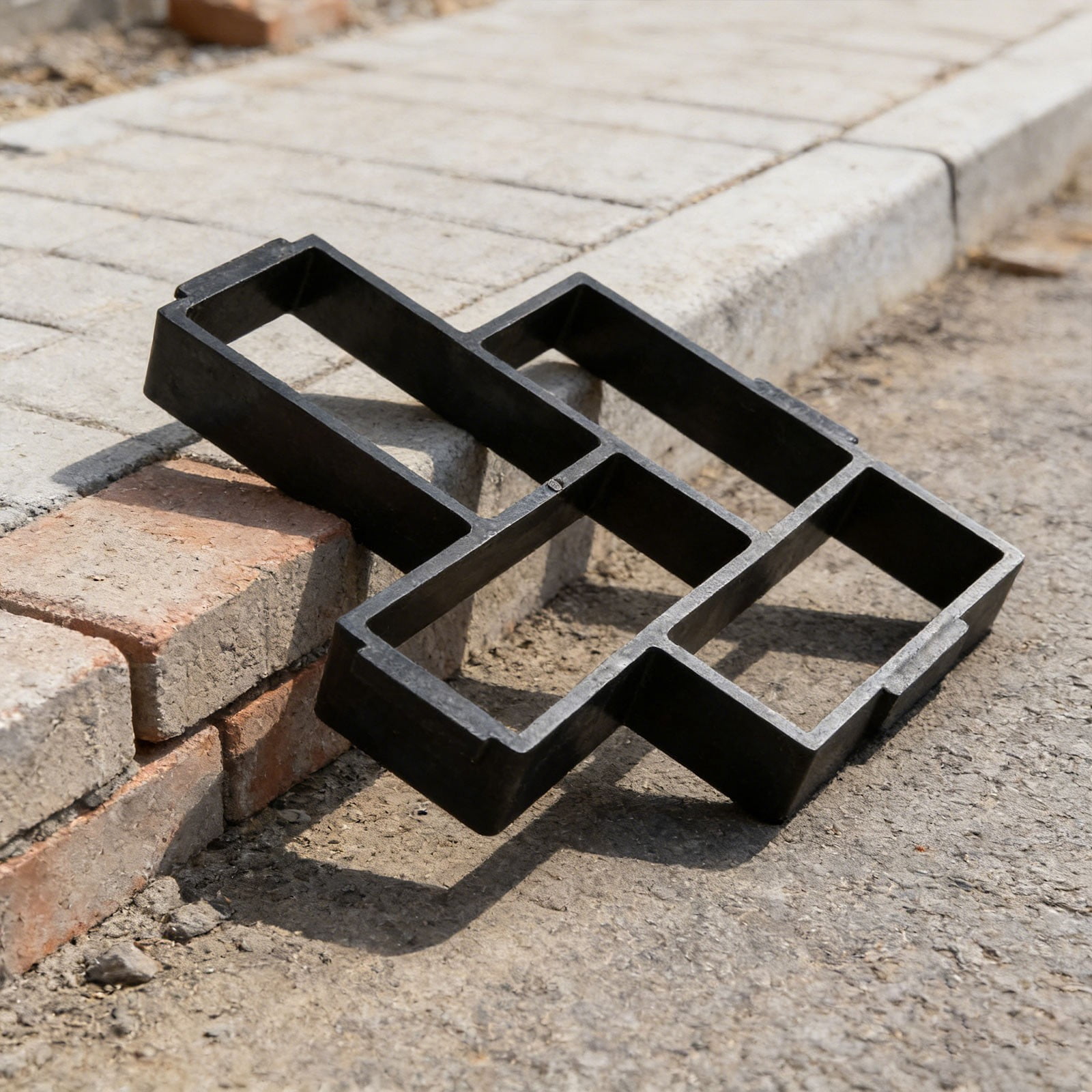 Reusable DIY Plastic Concrete Paving Mold, Stepping Stone Maker For ...
