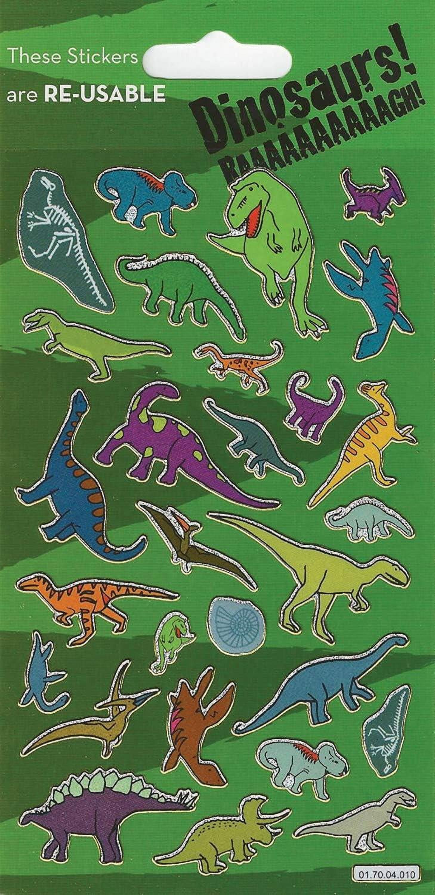 Reusable Dinosaurs Stickers - Walmart.com