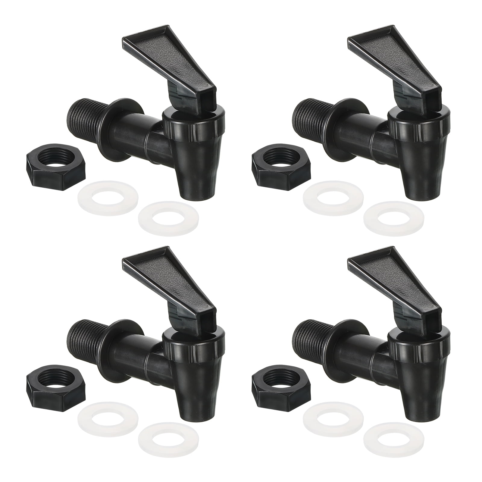 Reusable Dispenser Tap Set, 4Set Plastic Spigot Replacement Cooler ...
