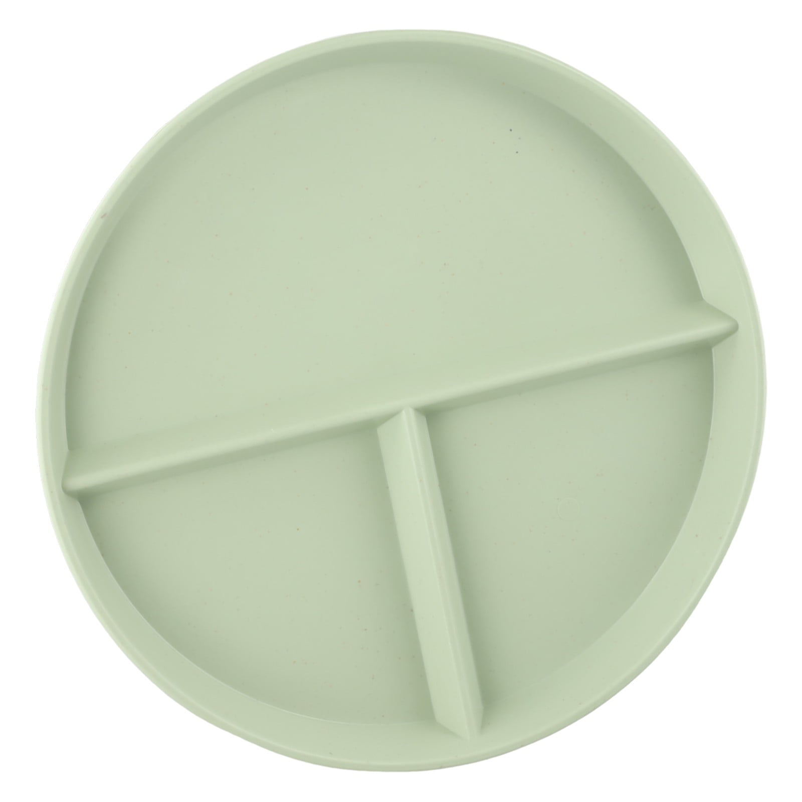 Reusable Divided Plate for Balanced Diet, 3 Compartment Dinnerware for ...