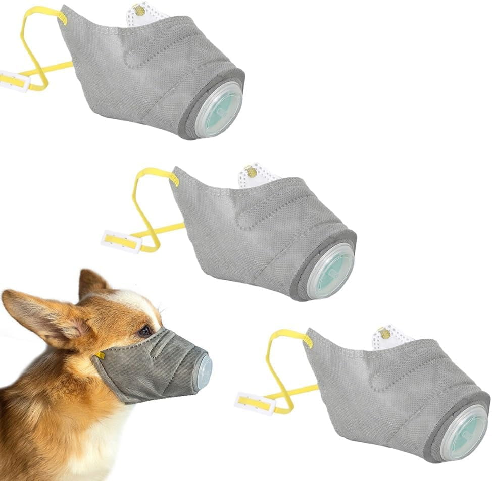 Reusable Dog Gas Mask, Breathable Air Filter Mask for Dogs, Respirator ...