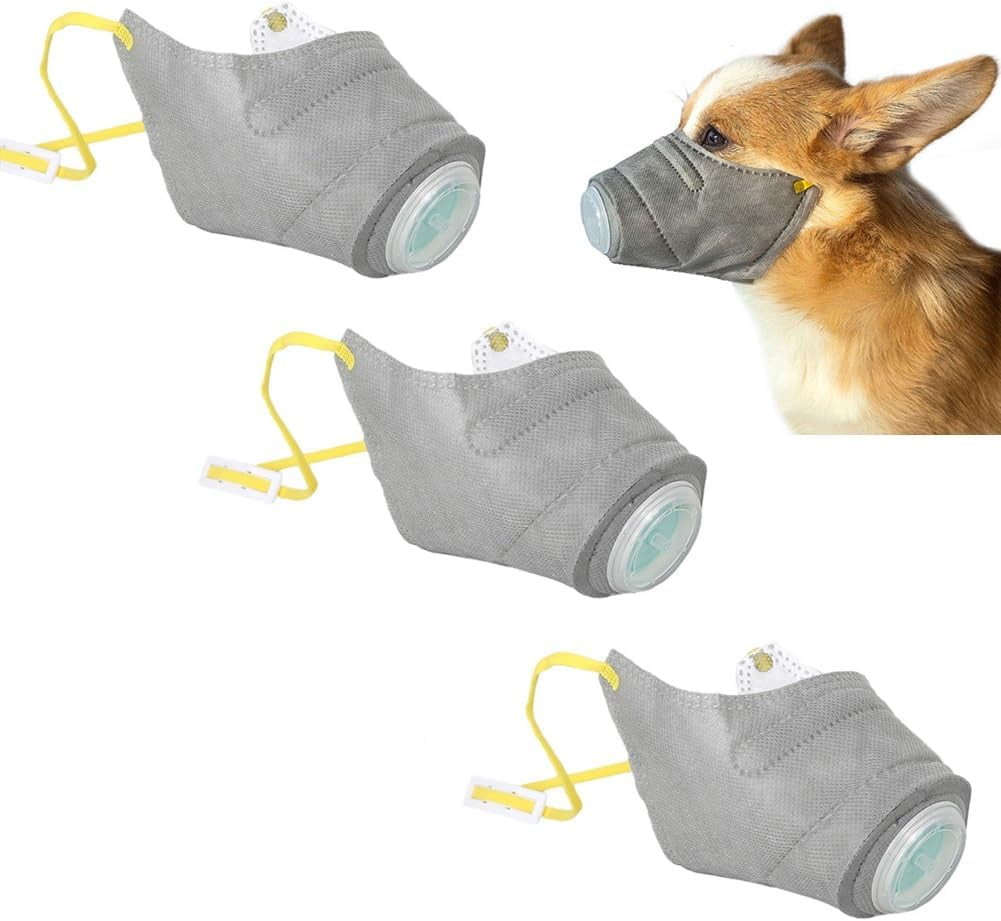 Reusable Dog Mask,Adjustable Dog Gas Mask,Breathable Air Filter Mask ...