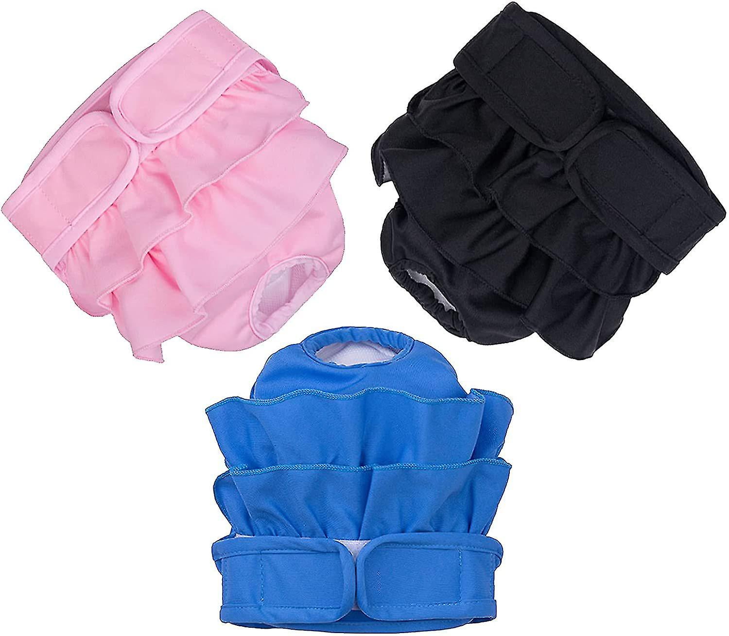 Reusable Dog Nappies, Super Absorbent Washable Dog Period Pants, Skirt ...