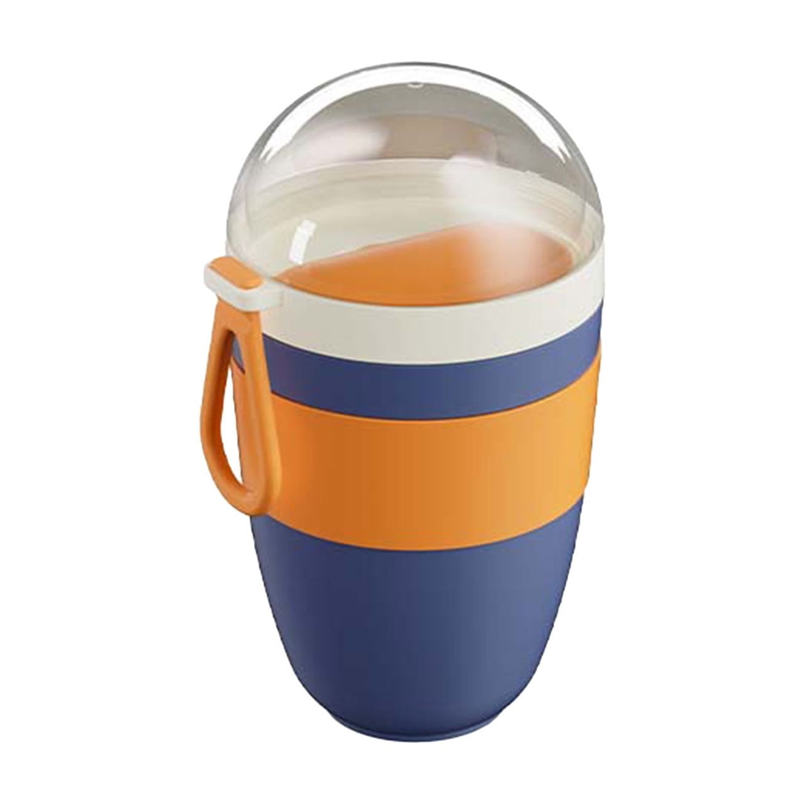 Reusable Double-Layer Yogurt Cup with Handle, Portable Breakfast ...