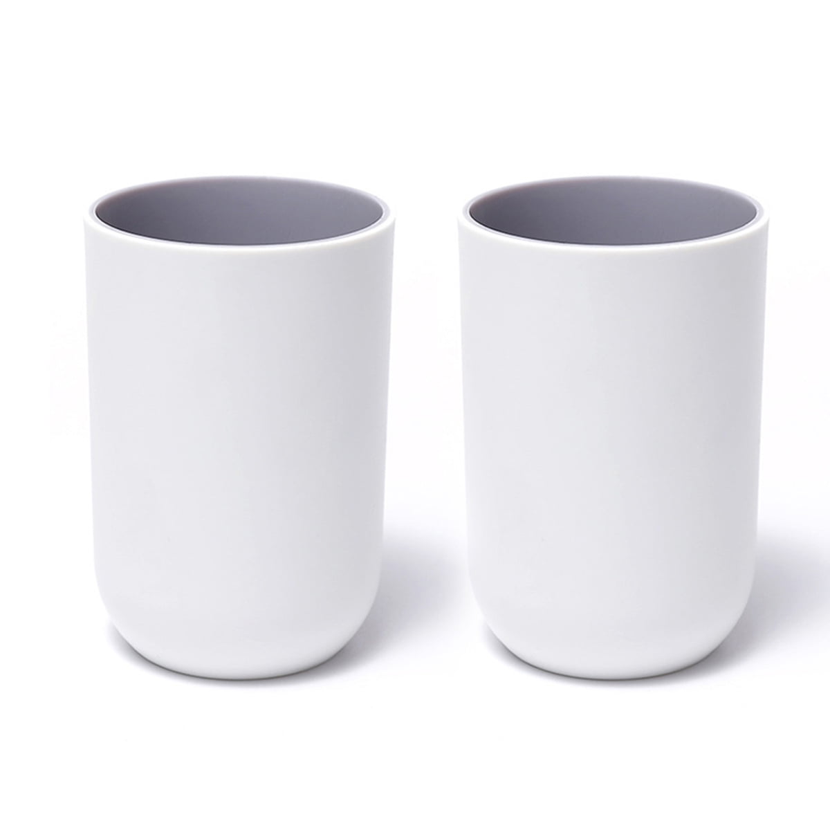 Reusable Drinking Cups , Plastic Toothbrush Cup Tumbler 280ml ...