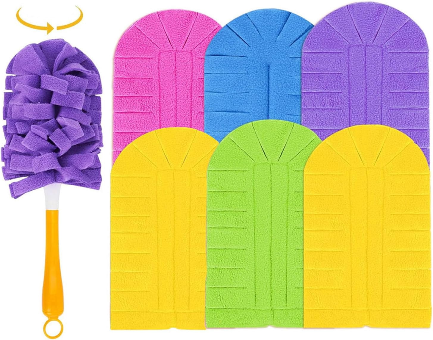 Reusable Duster Refills, 360° Electrostatic Duster Refills High-Density ...