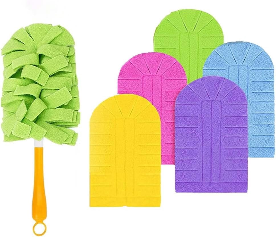 Reusable Duster Refills Washable, 360° Electrostatic Hand Duster ...