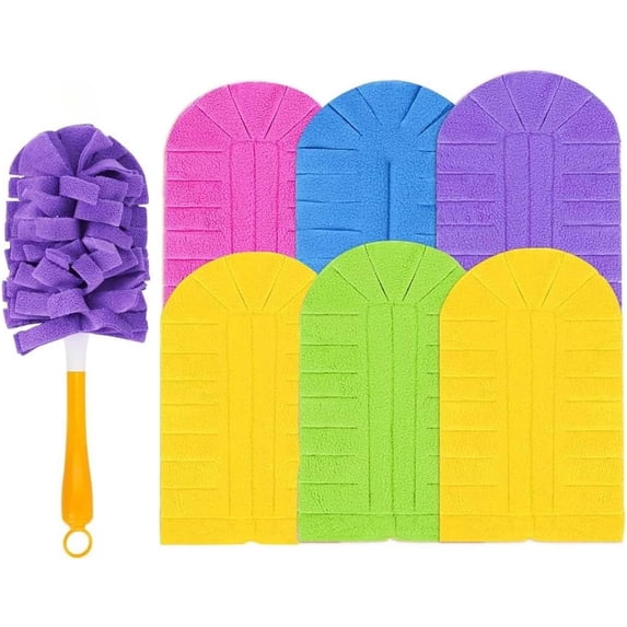 Reusable Duster Refills Washable, 360° Electrostatic Hand Duster ...