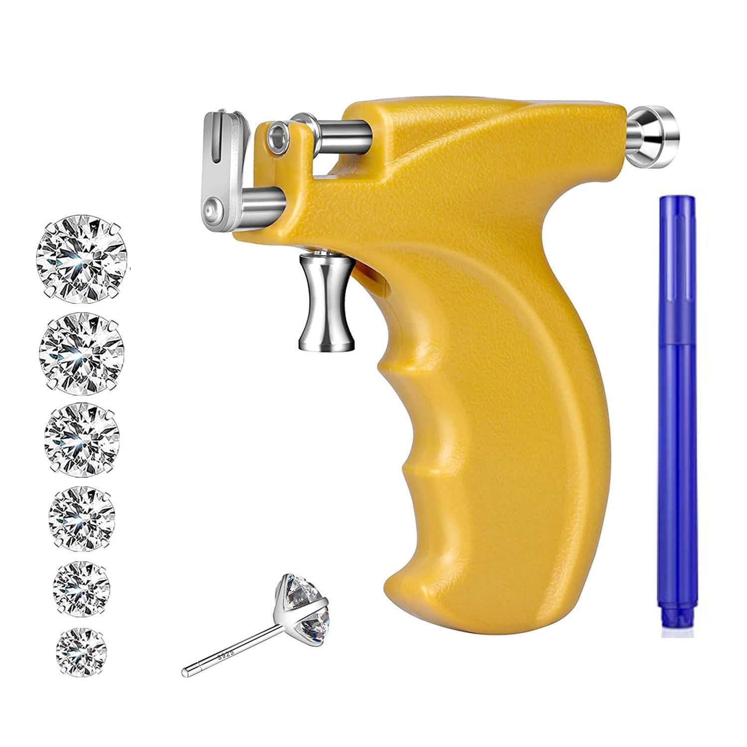 Reusable Ear Piercing Gun Kit, Professional Body Nose Lip Piercing Kits ...