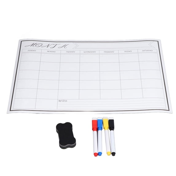 Reusable & Easy-Clean Grid Whiteboard Sticker, 42.5x30cm Magnetic ...