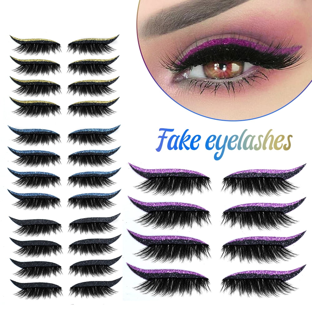 Reusable Eyelash Stickers Winged Eyelid And Eyelash Stickers Quick ...