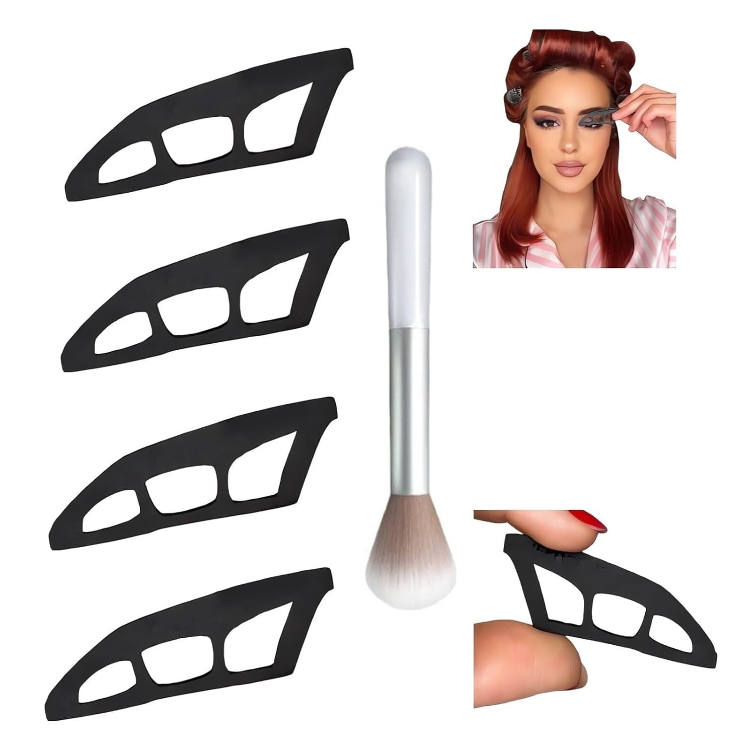 Reusable Eyeshadow Stencils Tool for Eyes Eyetour Your Glam Bestie Cat ...