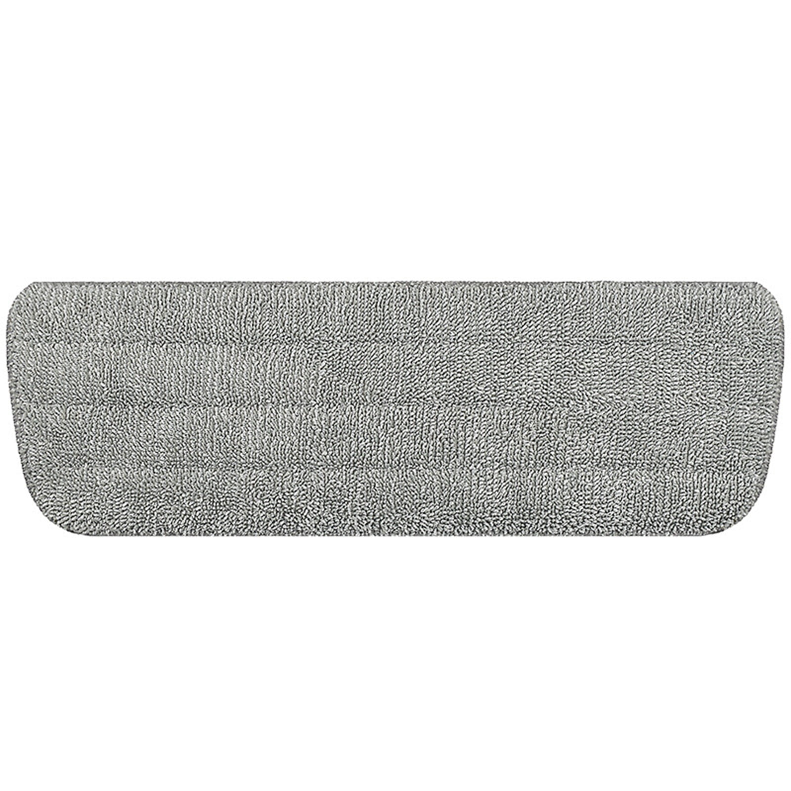 Reusable Flat Mop Head Replacement Cloth Adhesive Buckle Type For Wet ...