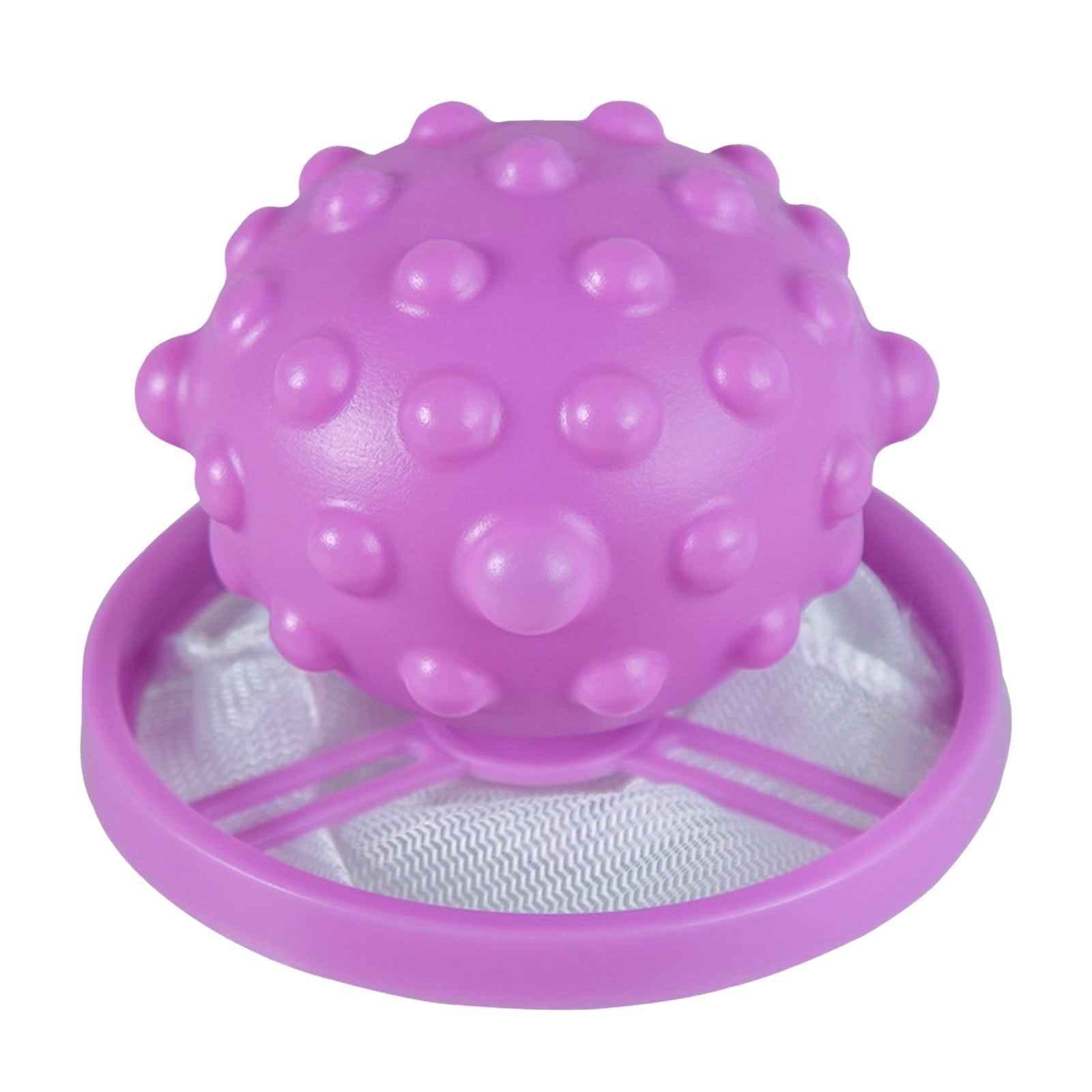 Reusable Floating Lint Mesh Bag with Spiky Ball, Laundry Hair Catcher ...