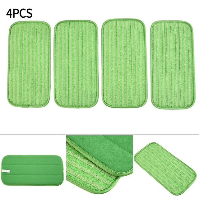 Reusable Floor Mop Pads Machine 12-Inch Mop Refills for Swiffer Wet Jet ...