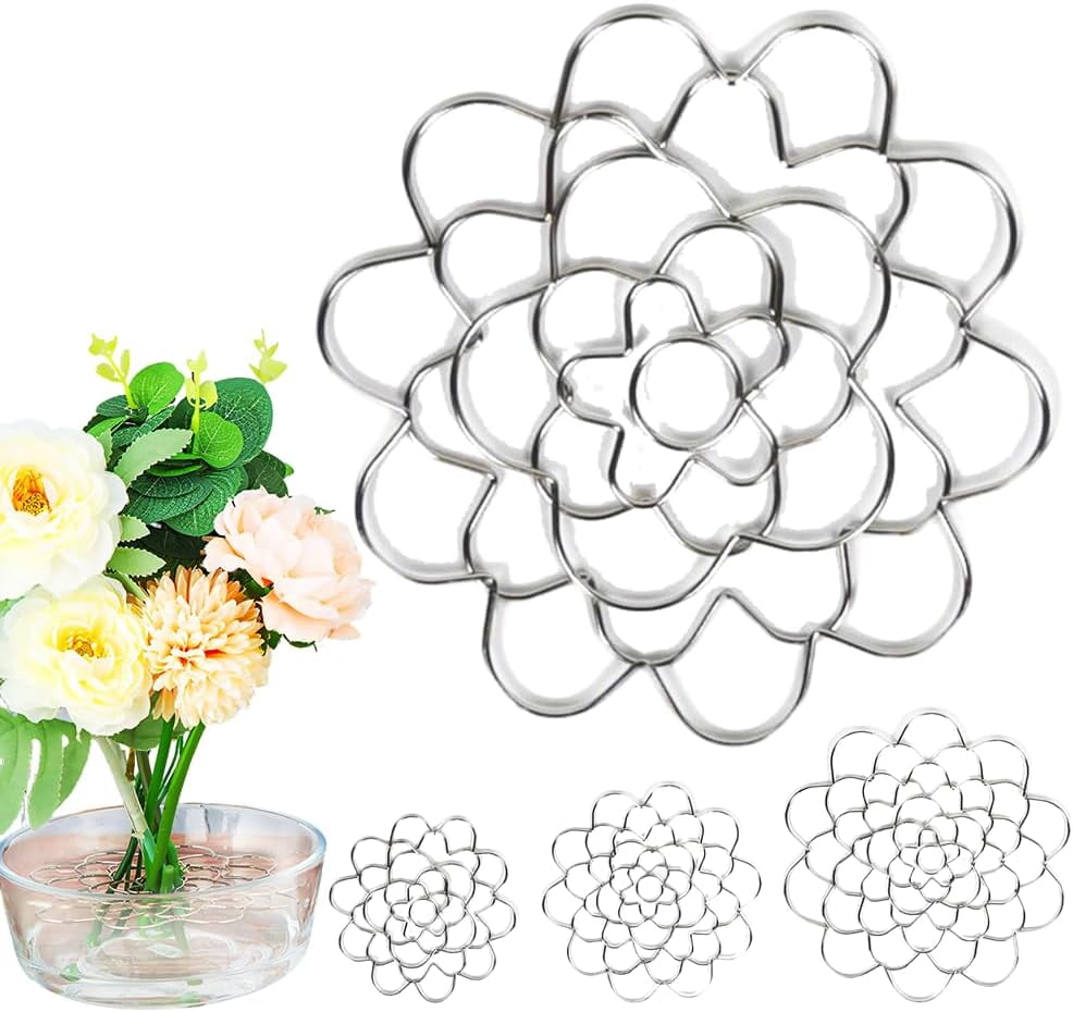 Reusable Floral Grid for Vase,4/5/6 Inch Flower Arrangement Holder ...