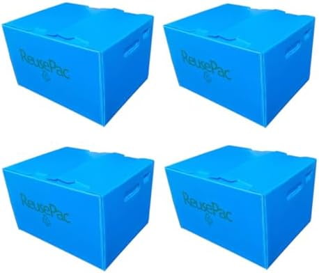 Reusable Foldable Box Corrugated PP Lightweight, Storage Moving, Heavy ...