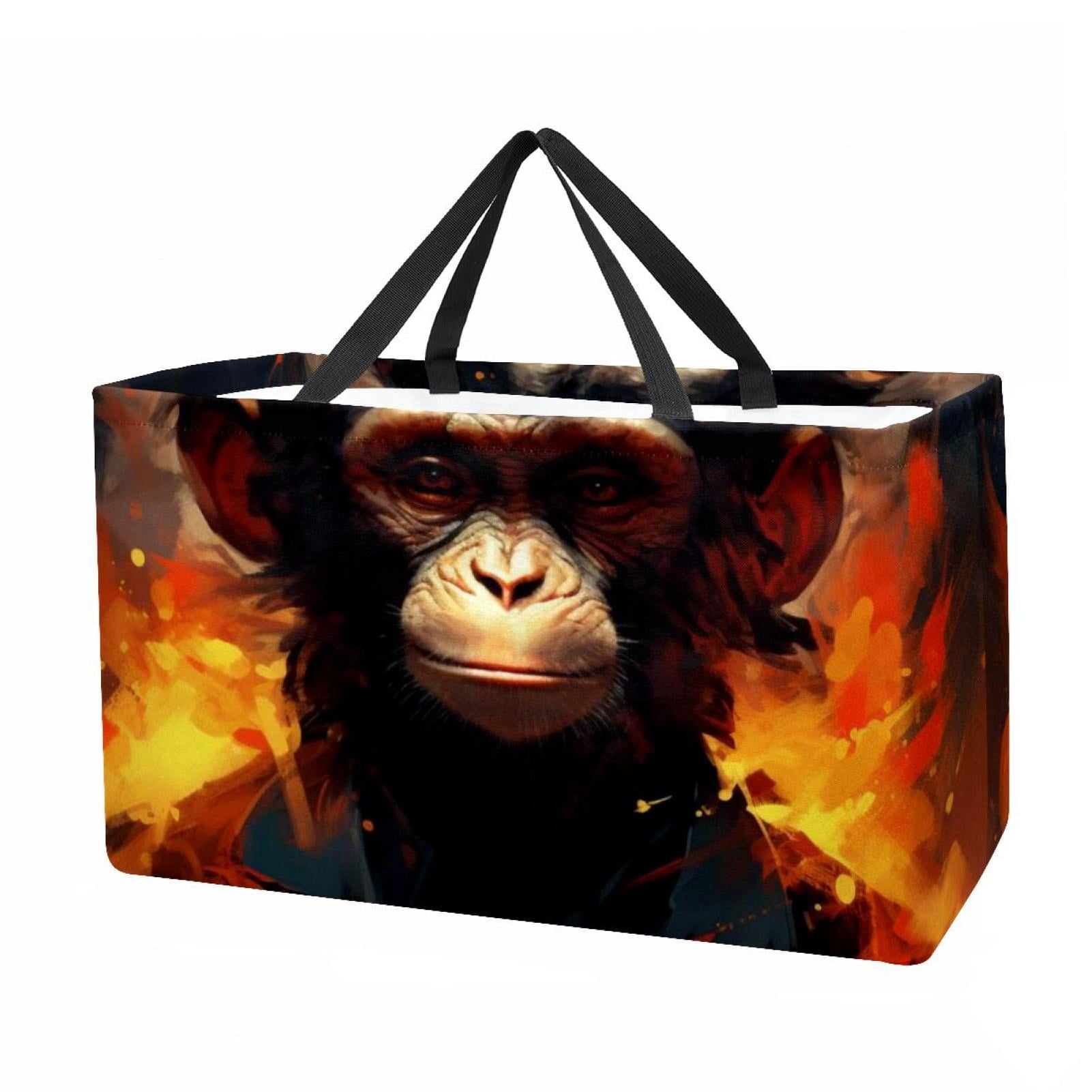 Reusable Foldable Oxford Cloth Shopping Bag with Collapsible Bucket ...