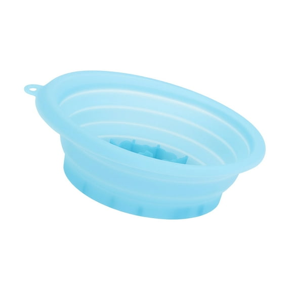 Reusable Foldable Silicone Face Basin With Integrated Ice Tray Compact ...