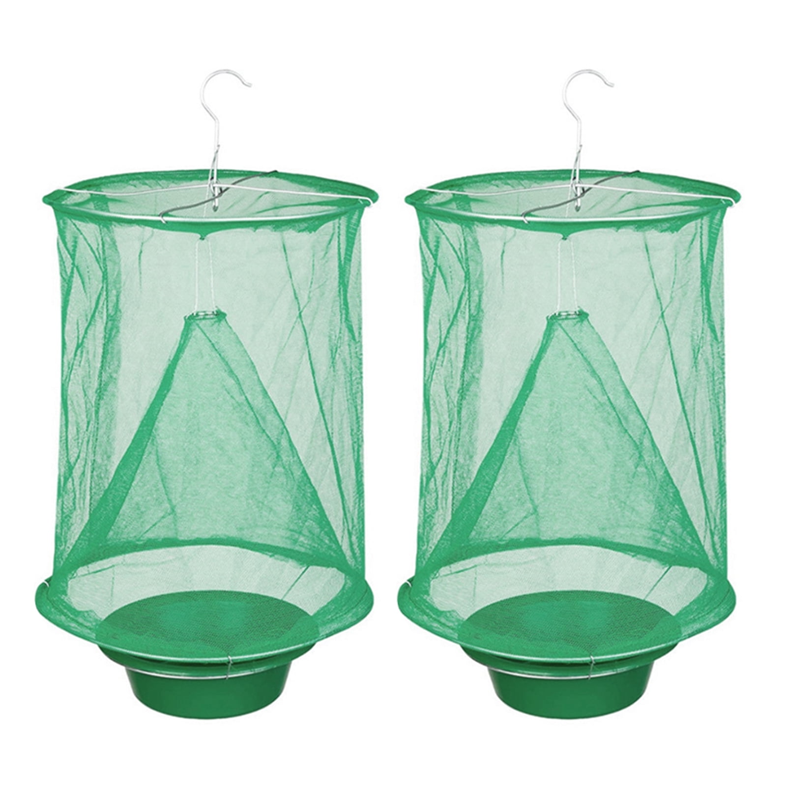 Reusable Folding Fly Trap Indoor/Outdoor Hanging Fly Net Trap for ...