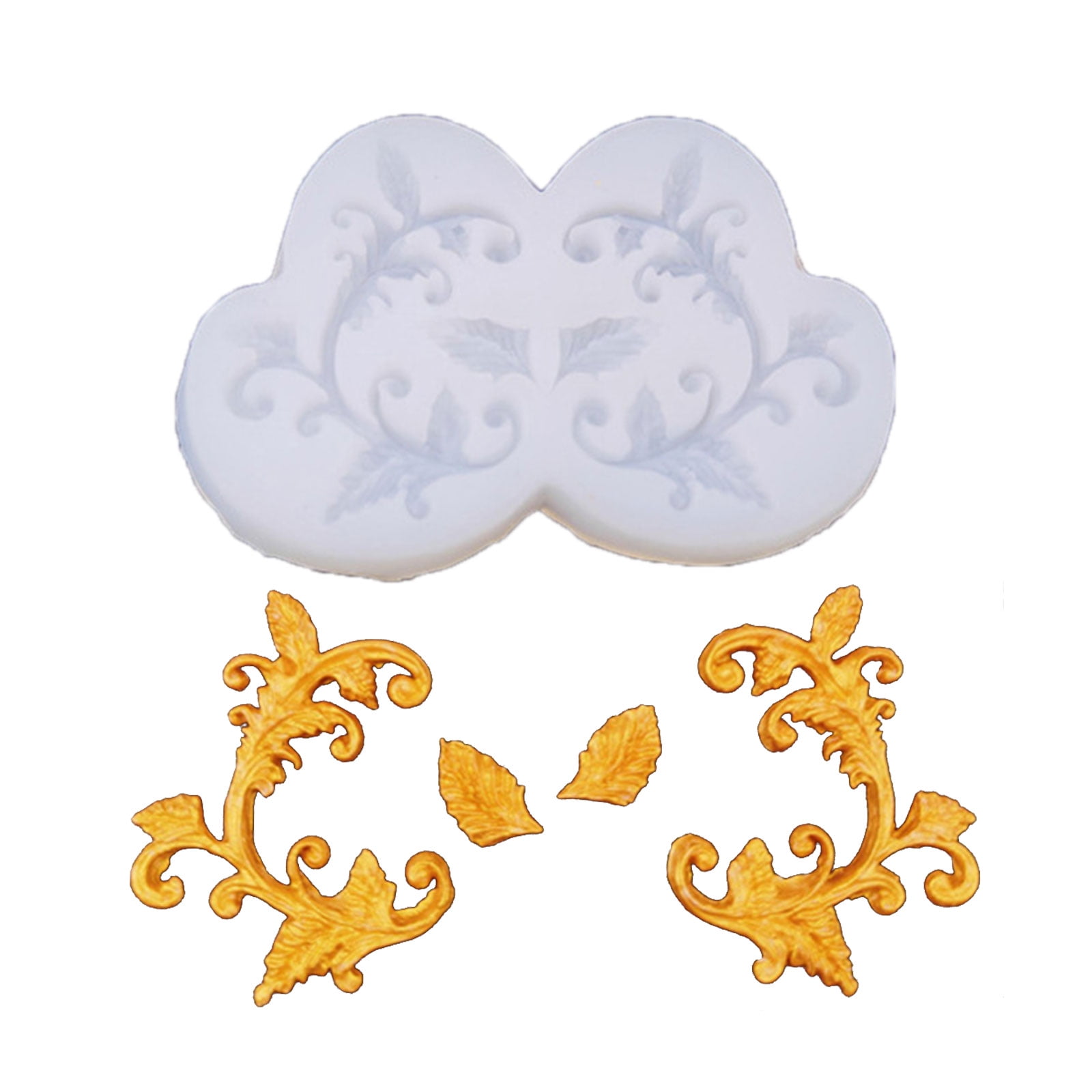 Reusable Fondant Border Mold Set European Inspired Embossed Detailing ...