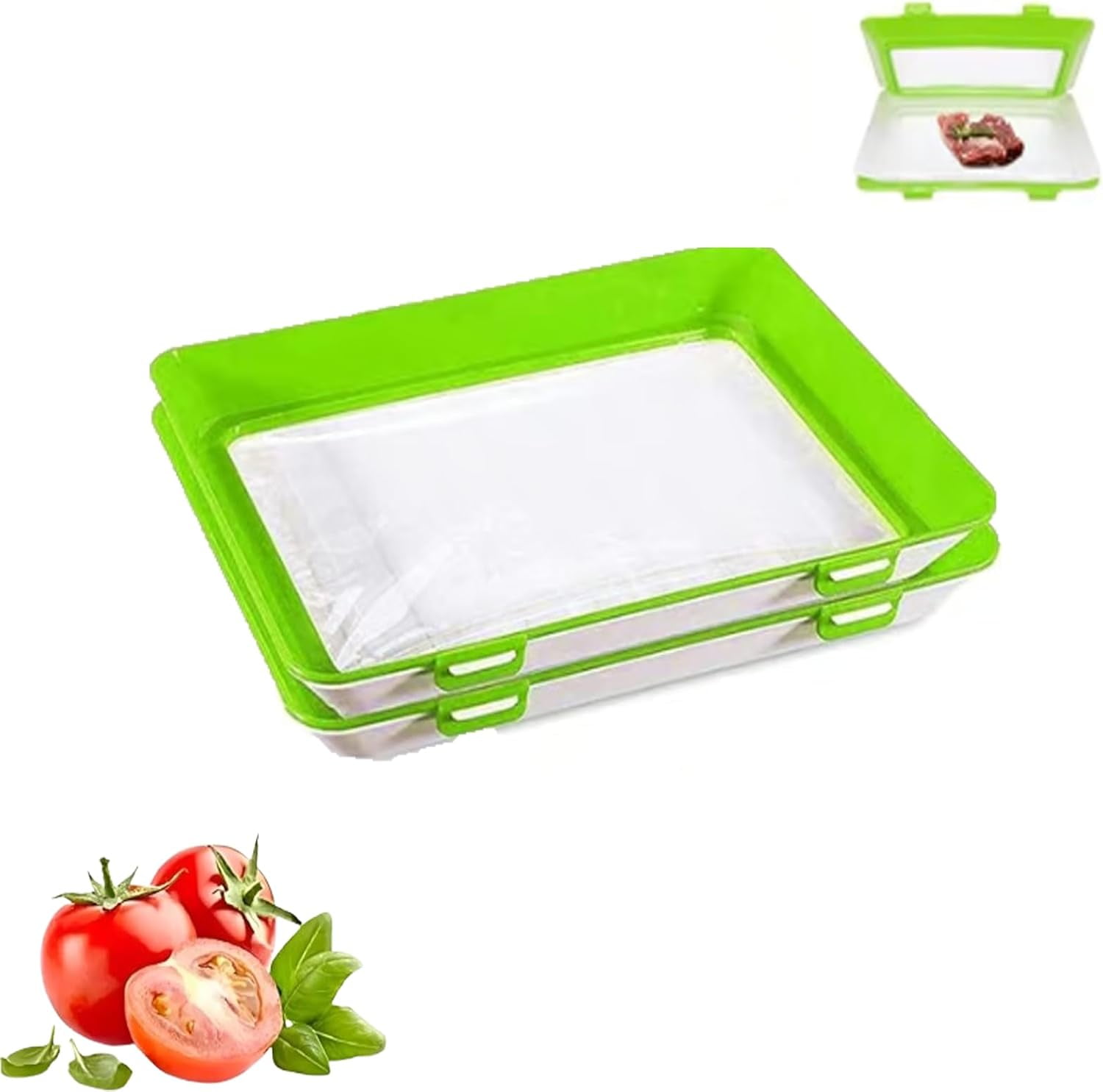 Reusable Food Preserving Tray, Allowancek Food Preservation Trays ...