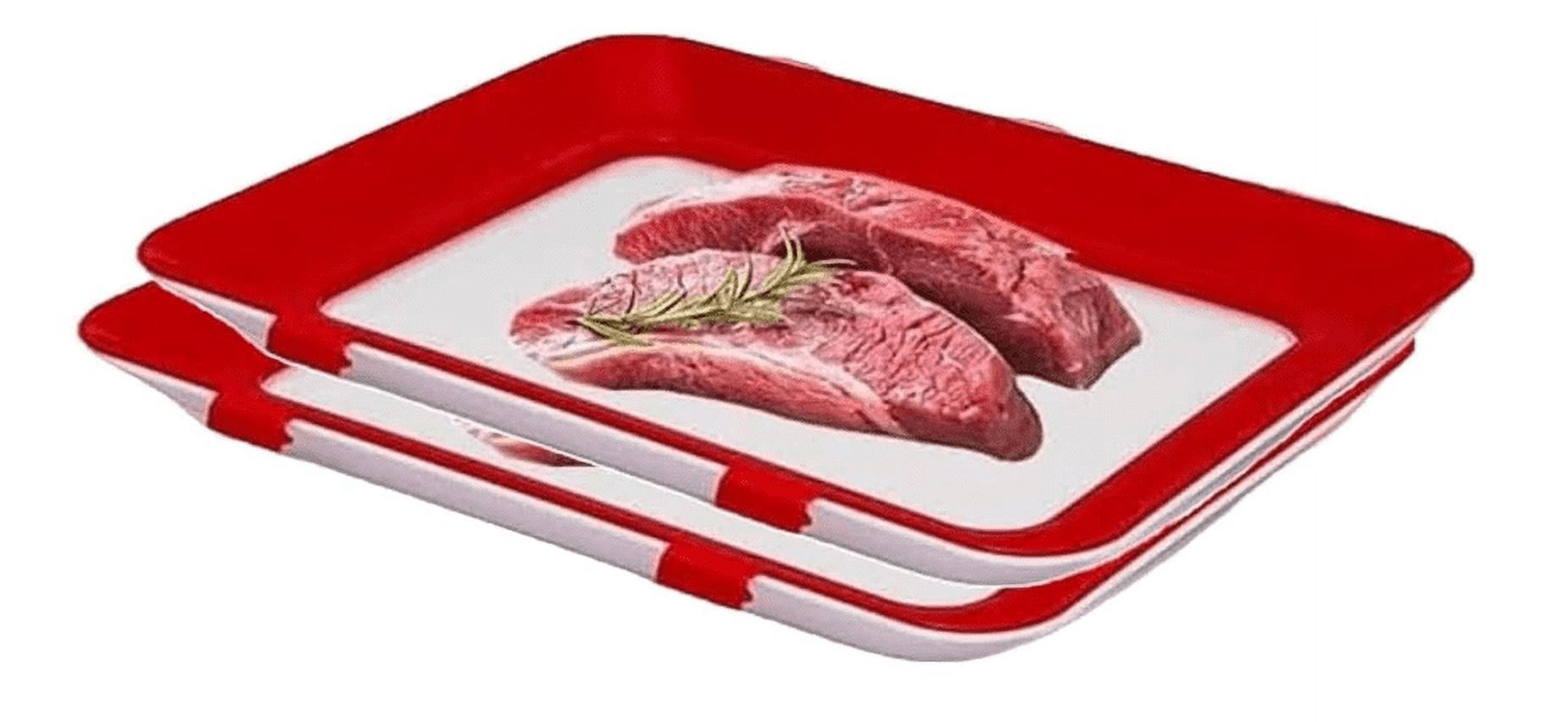 Food Tray Zero Waste Food Storage Containers Flat Reusable Freezer Food ...