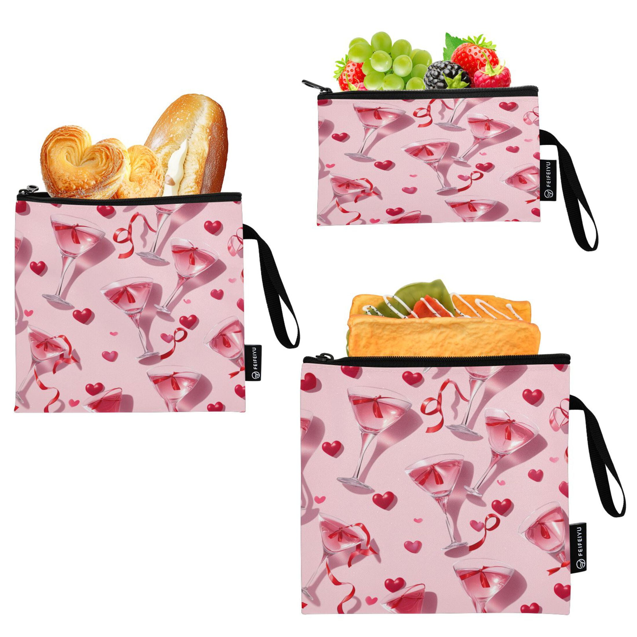 Reusable Food Storage Bags with Eco-Friendly EVA Lining Lunch Bag for ...