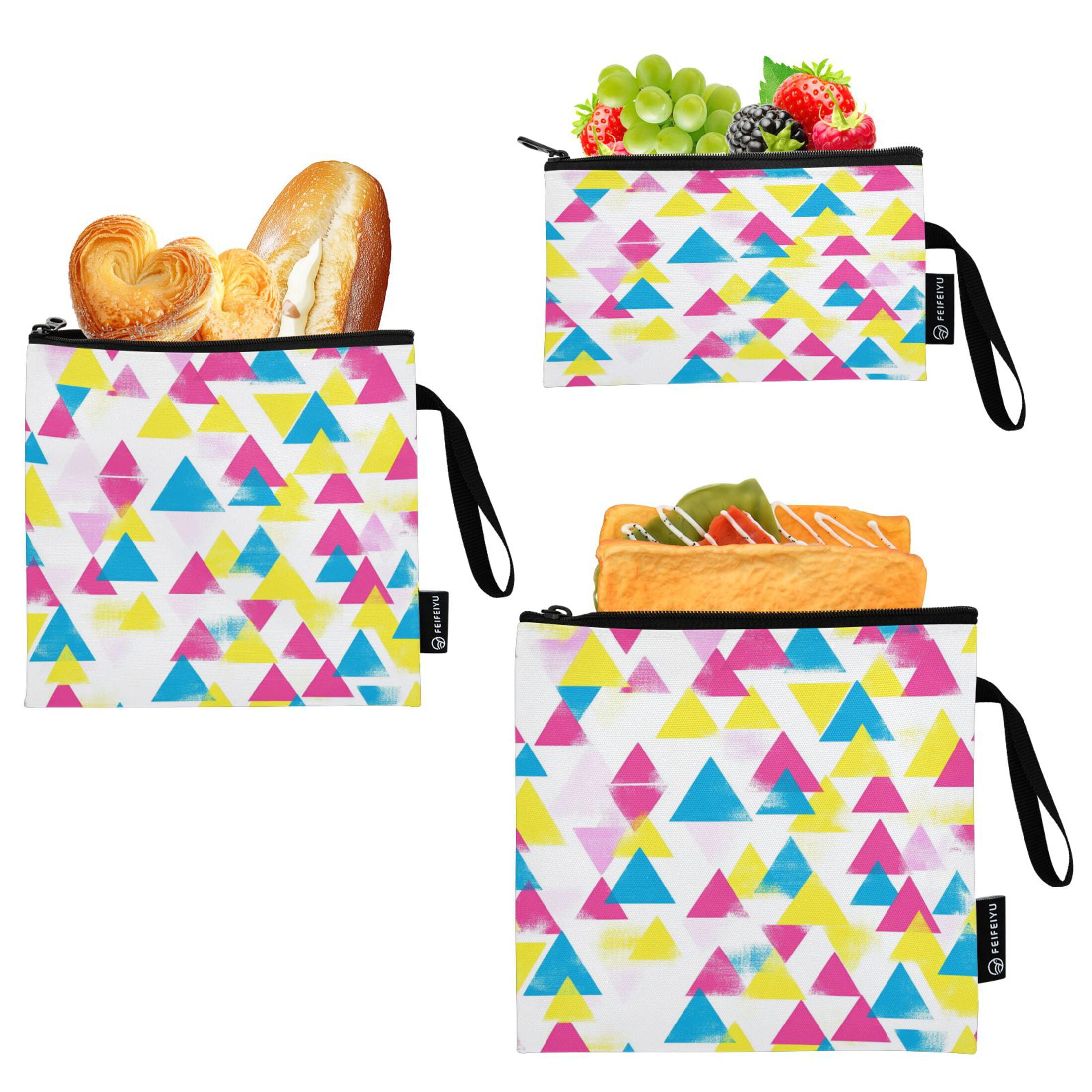 Reusable Food Storage Bags with Eco-Friendly EVA Lining Lunch Bag for ...