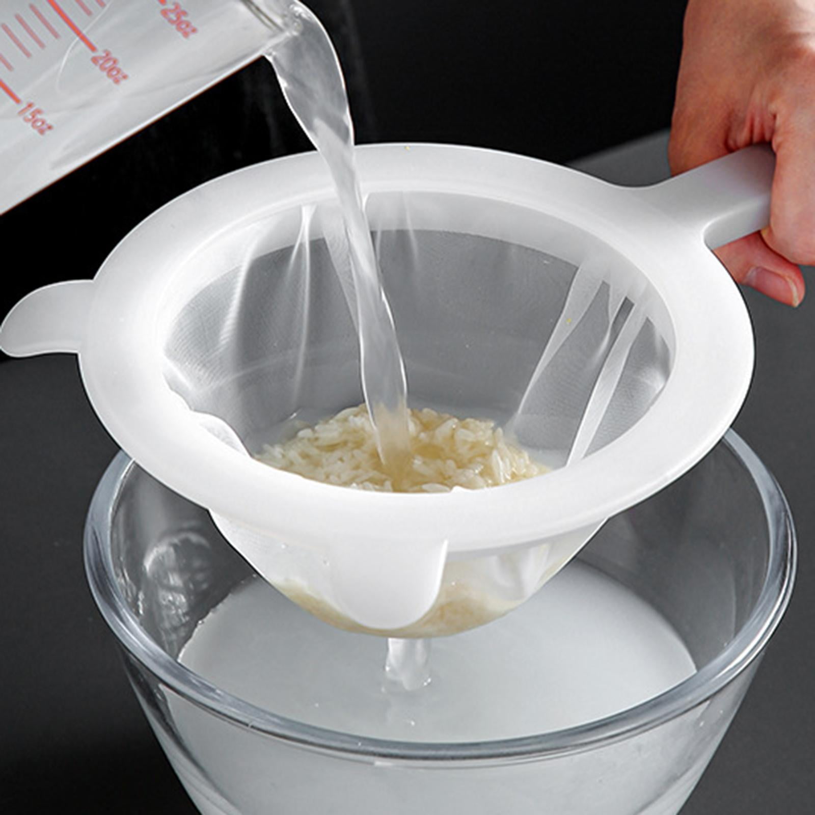 Reusable Food Strainers with Handle,Fine Mesh Strainer,Mesh Colander ...