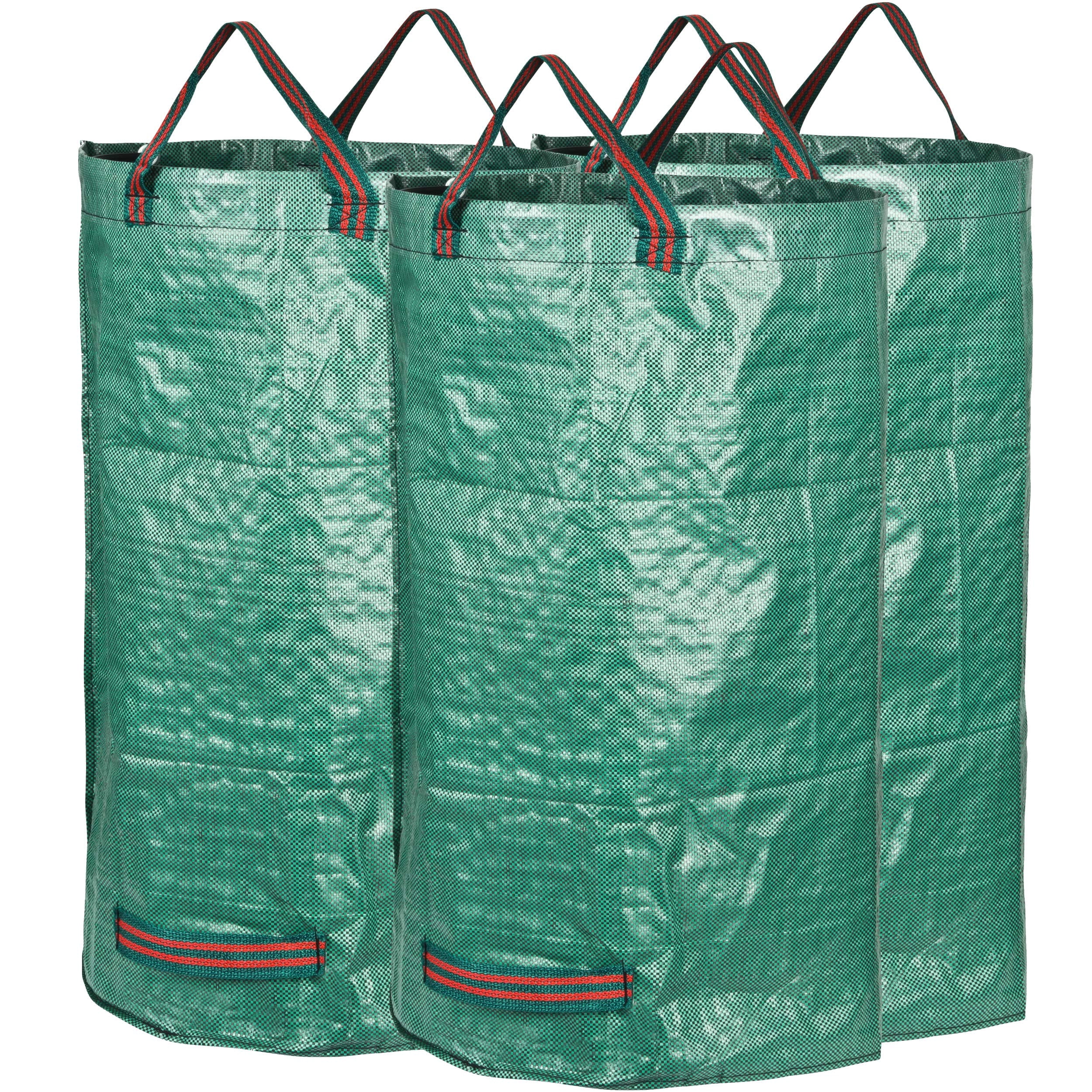 Reusable Garden Waste Bags, Heavy Duty Yard Waste Bags for Leaves Grass ...