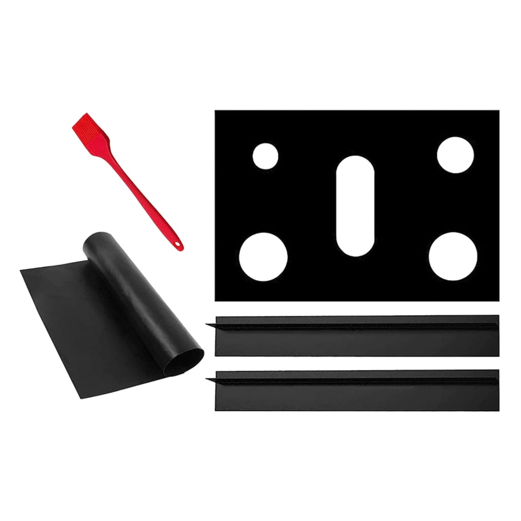 Reusable Gas Stove Protector Liner for 5 Burners Kitchen Range Easy ...