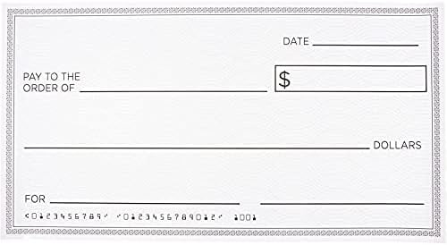 Reusable Giant Oversized Fake Paper Cheques for Endowment Award - Large ...