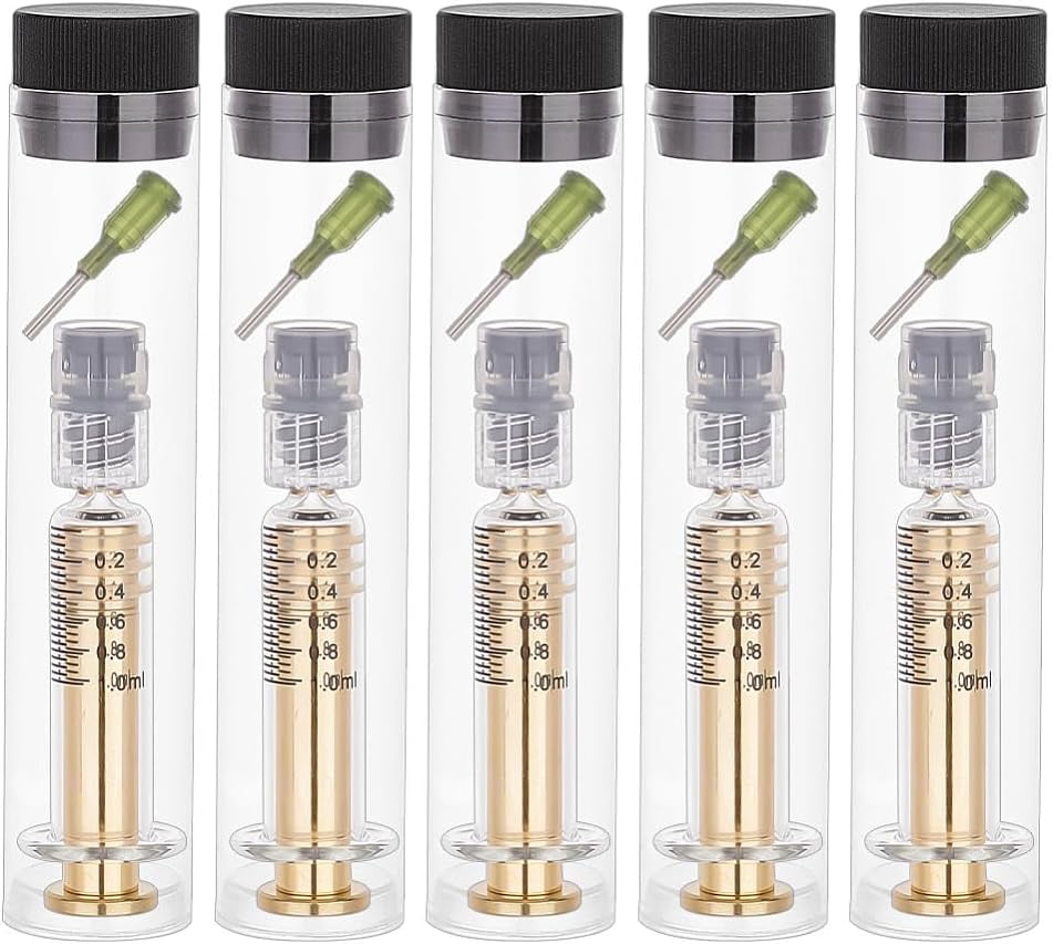 Reusable Glass Dispensing Syringes with Luer & Needle for Industry or ...