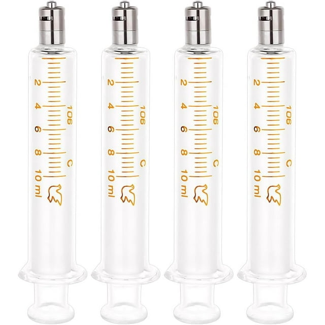 Reusable Glass Dispensing Syringes with Luer Lock(without Needle) for ...