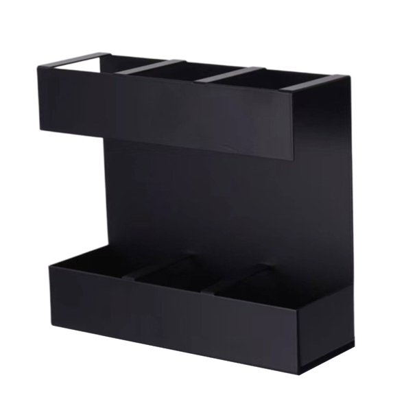 Reusable Glass Straw Dispenser 3 Compartment Rack Countertop Mount ...