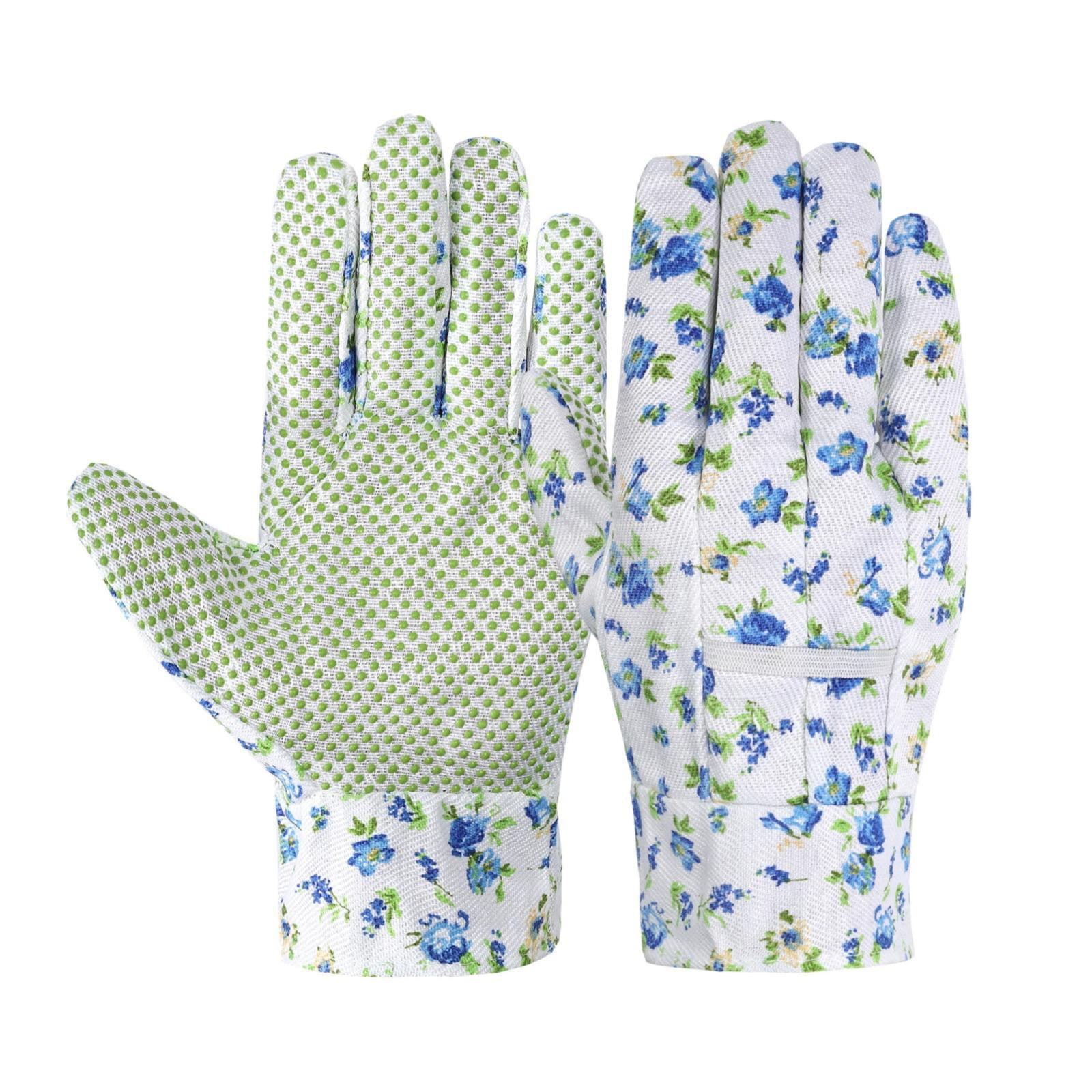 Reusable Gloves PVC Bead Garden Gardening Gloves Garden Flower ...