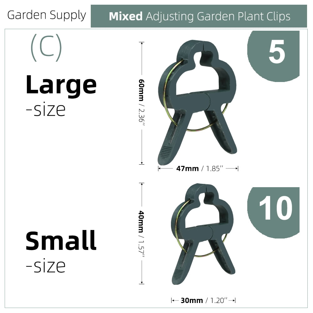 Reusable Green Adjusting Plant Fixed Clip for Fixing Stems Greenhous ...