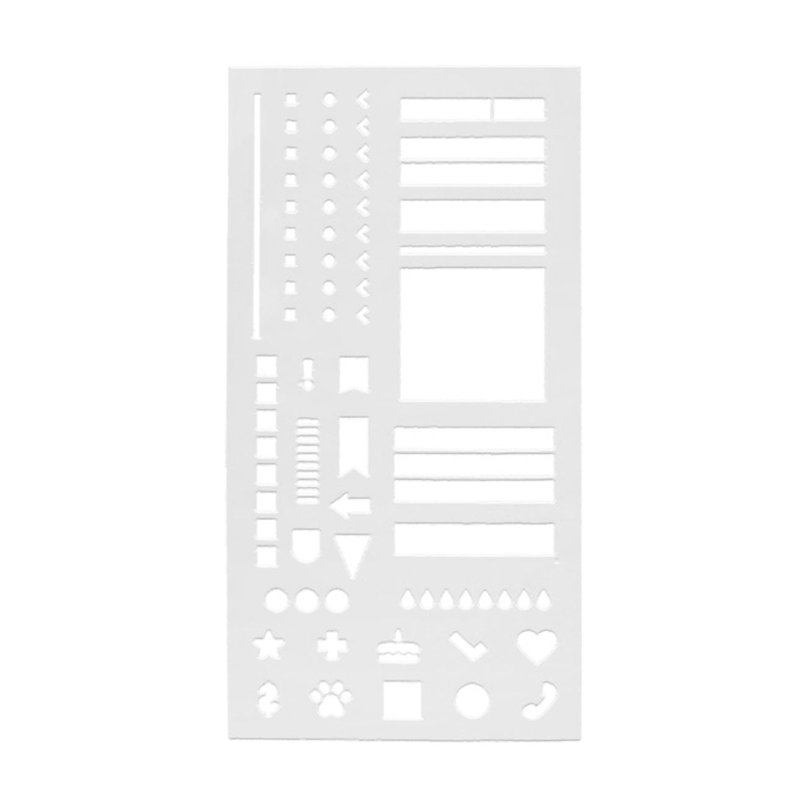 Reusable Grids Guide Calendar Template Ruler For Weekly Monthly ...