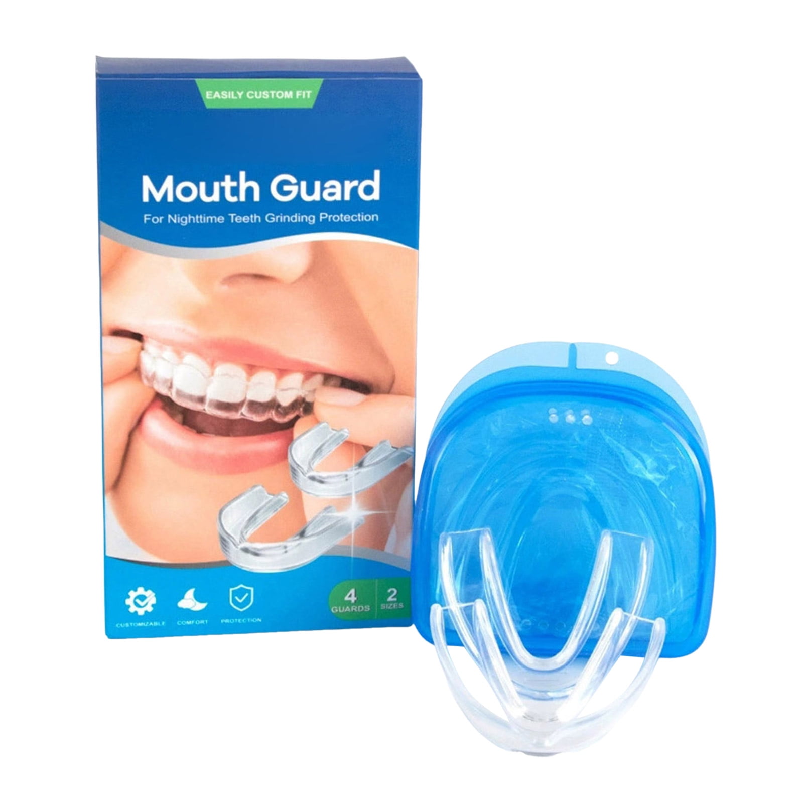 Reusable Grinding Splint: Moldable Night Mouth Guard, 2 Sizes for Teeth ...