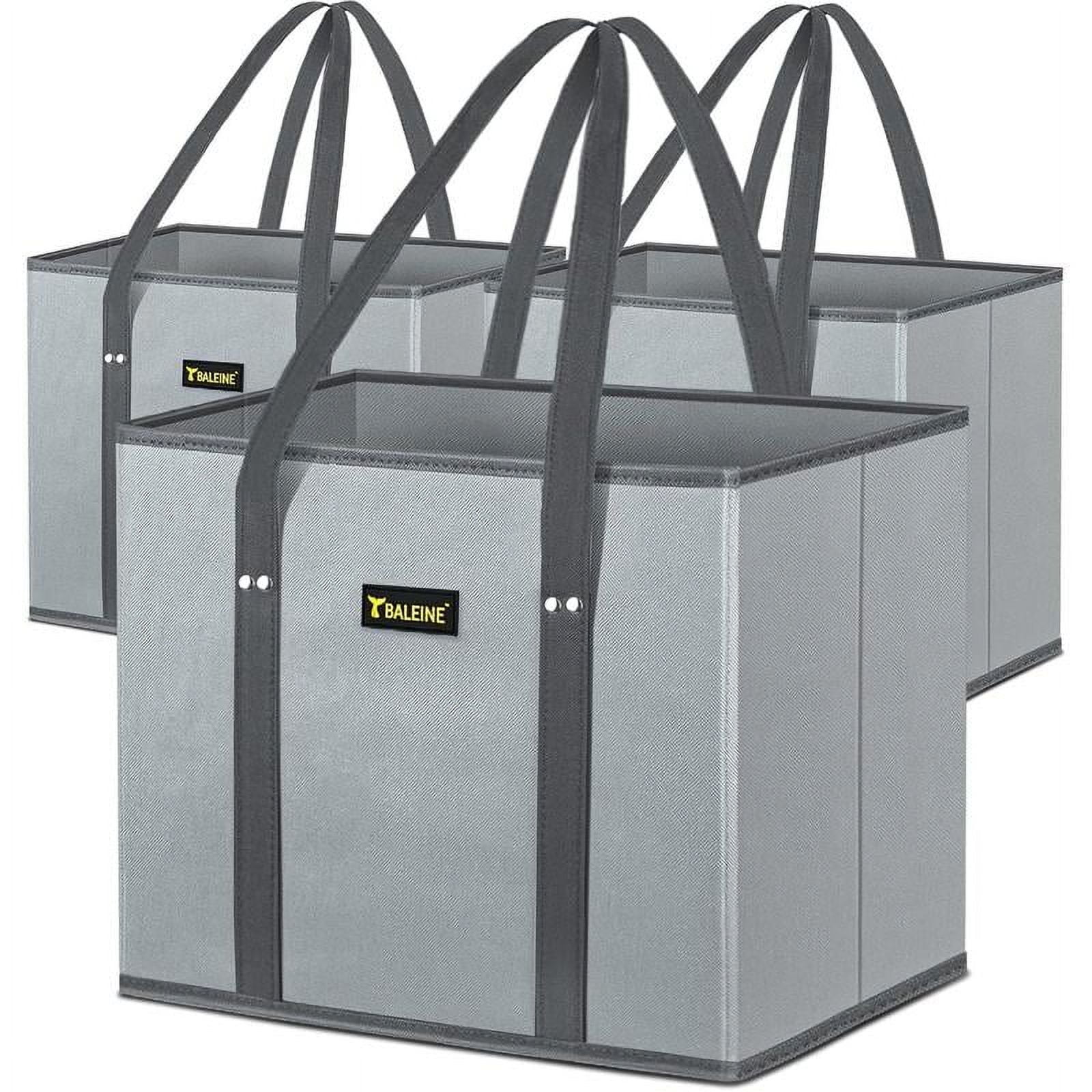 Reusable Grocery Bags – Heavy-Duty Foldable Shopping Totes with ...