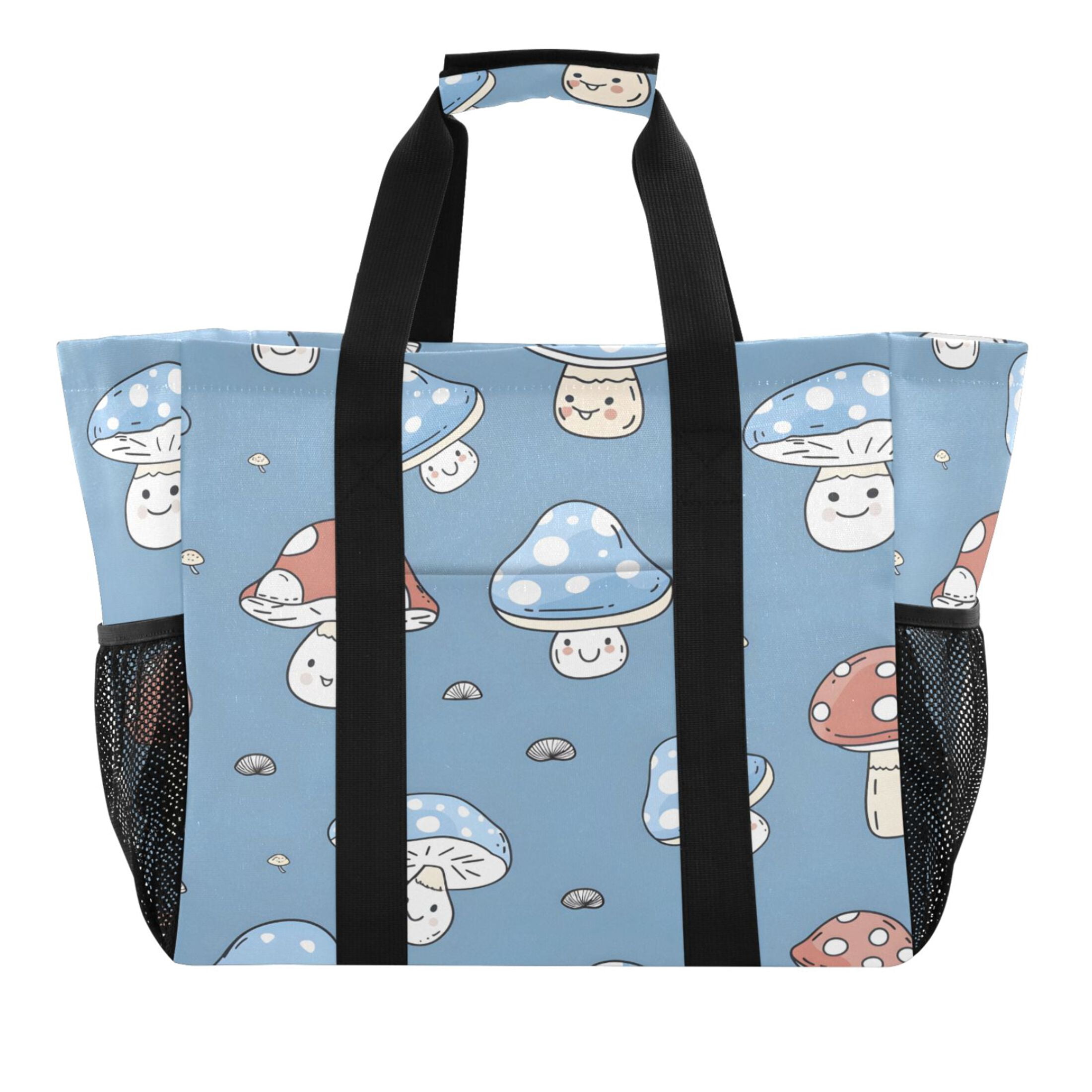 Reusable Grocery Bags with Handle Side Pocket Waterproof Shopping ...