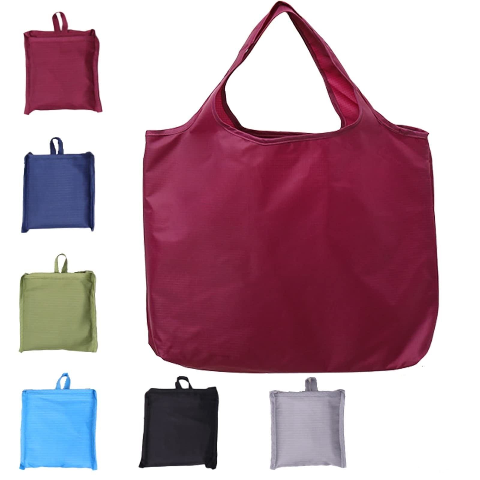 Reusable Grocery Shopping Bags,6 Pack Foldable Oxford Grocery Tote,Eco ...