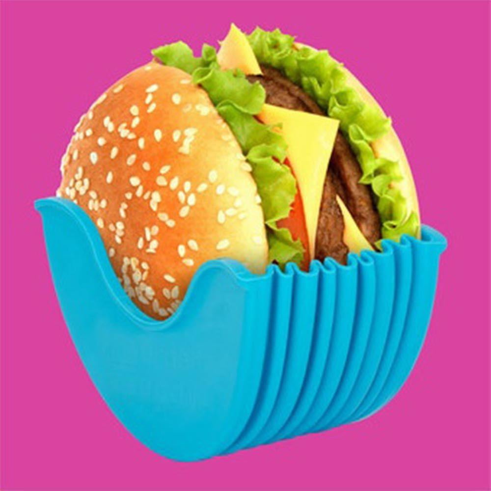 Reusable Hamburger Buns Fixed Box Sandwich Burger Buddy Holder ...