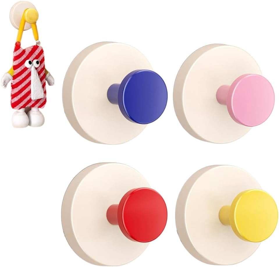 Reusable Heavy Duty No Drill Suction Cup Hooks, 2025 New Colorful ...