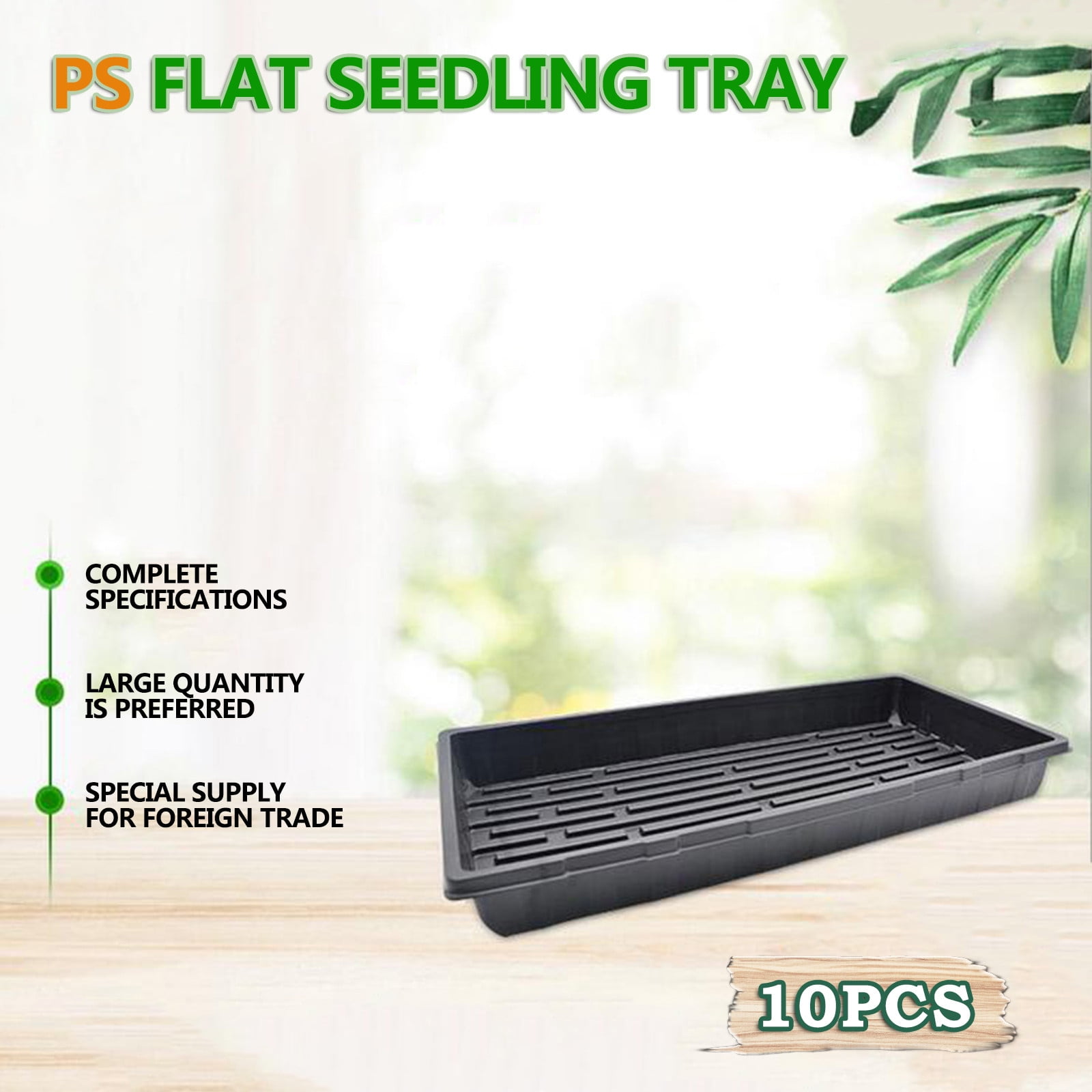 Reusable Heavy Duty Starting Trays with No Drainage Holes Extra ...