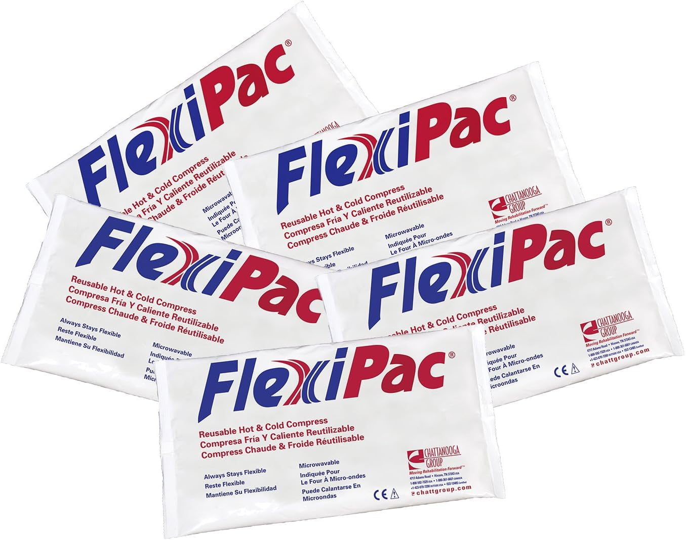 Reusable Hot/Cold Compress Pack, 8 x 14 - Bundle of 5 Packs - Walmart.com