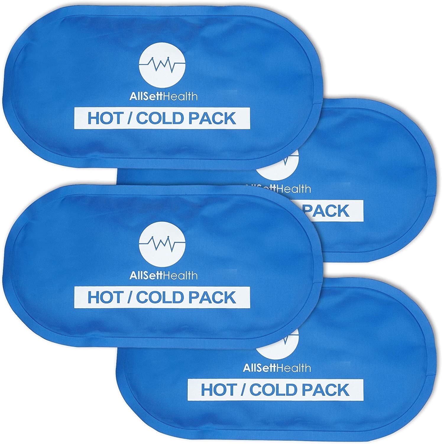AllSett Health Large Flexible Body Pain Relief Reusable Hot/Cold Gel ...