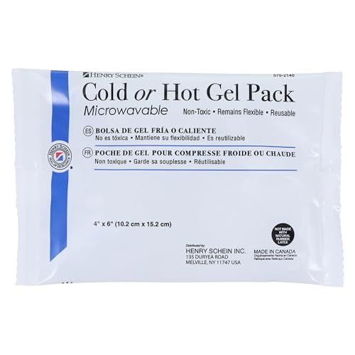 Reusable Hot and Cold Gel Packs, Case of 100, 4" x 6" (100 Pack (Case ...