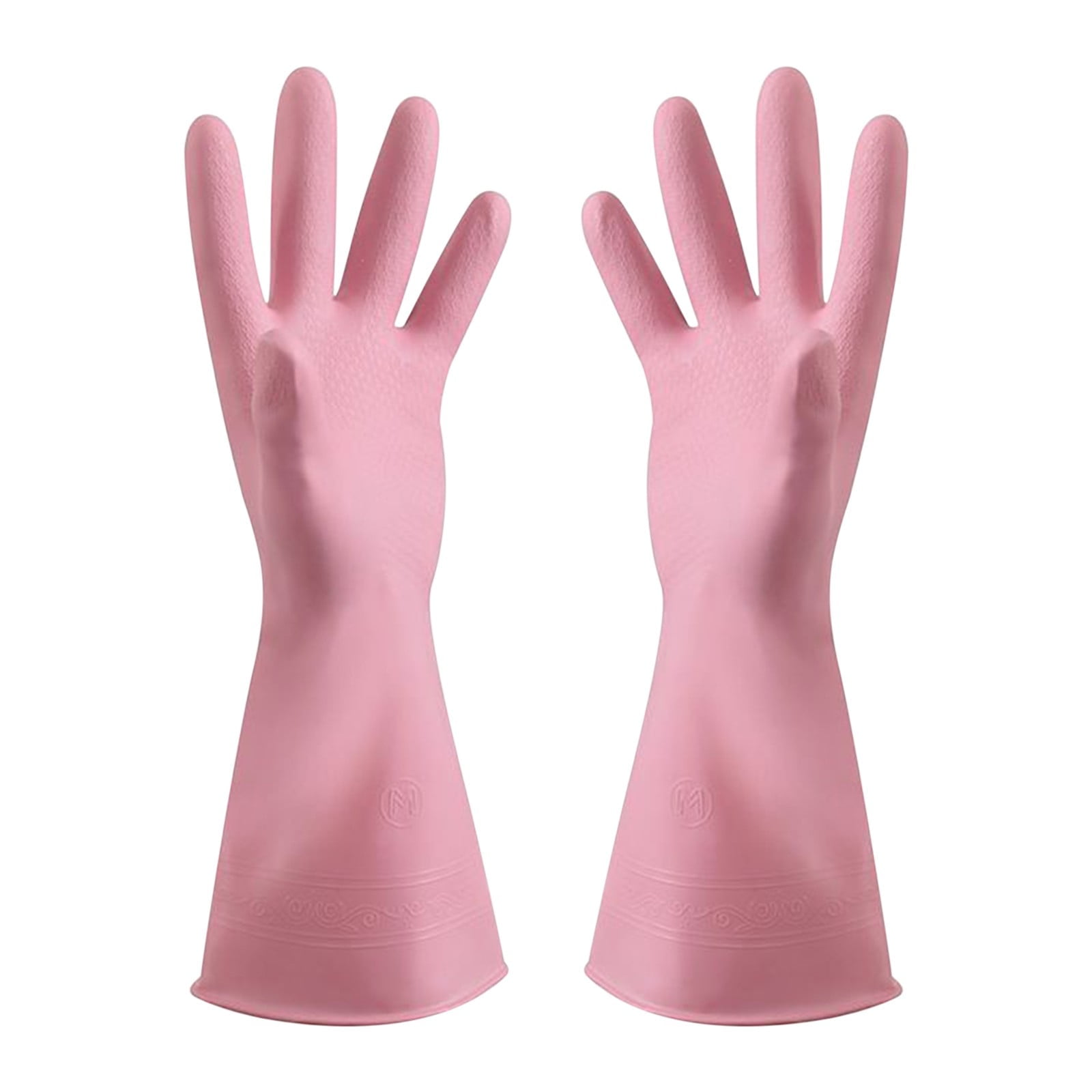 Reusable Household Cleaning Gloves, Rubber Kitchen Dishwashing Gloves ...